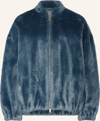 Betta Corradi Betta Corradi Kunstfell-Blouson blau