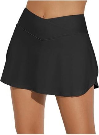 Generic Jupe Mi Longue Noire Fluide Cuir Patineuse Plage Tube Métallisée Ronde Soirée Paillettes 2025 Balancoire Longueur Creme Originale Franges Bandana Cock