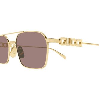 Gucci GG1804S Sunglasses - Gold