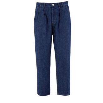 Brunello Cucinelli Homme, Jeans, Bleu, Taille: 2XL Pantalon &agrave; Pinces Cinq Poches