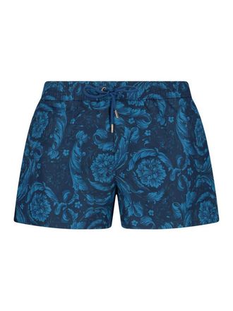 Versace Short De Bain - Bleu
