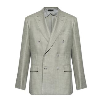 Brioni Gekn&ouml;pfter Zweireiher-Blazer - - Suits - Herren - Gr&uuml;n - XL