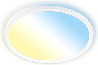 Briloner EEK A LED Panel Effizient mit 11W bei 2400lm, ca. 50.000h Licht, flach, CCT, indirektes Licht, LED Lampe, Deckenleuchte, Wohnzimmerlampe, Deckenlampe,