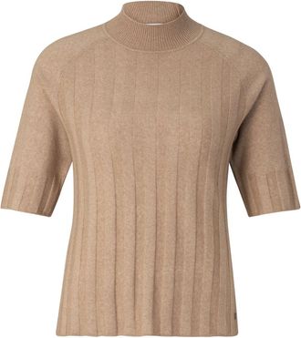 Bogner Schurwoll-Kaschmir-Shirt Tina f&uuml;r Damen - Camel - 40