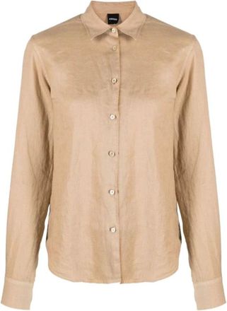 Aspesi Femme, Blouses et Chemises, Beige, Taille: 34 FR Shirt Mod. 5422