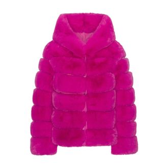 Americandreams Americandreams, Femme, Vestes, Rose, Taille: 44 FR Blake Short Faux Fur Jacket
