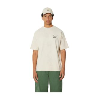 Dr&ocirc;le de Monsieur Homme, Tops, Beige, Taille: XL T-shirt Beige Slogan Coupe Relax