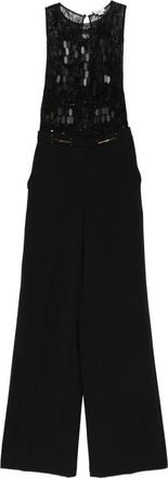 Elisabetta Franchi Femme, Combinaisons et Ensembles, Noir, Taille: 40 FR Combinaison Orn&eacute;e de Sequins