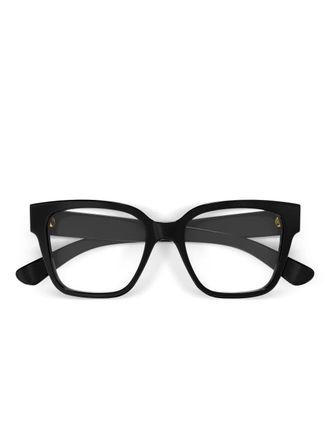 Gucci lunettes de vue &agrave; monture carr&eacute;e - Noir