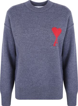 Ami Sweatshirt Crewneck Quota Ami De Coeur