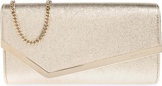 Jimmy Choo London Femme, Sacs, Jaune, Taille: ONE Size Sac Clutch Emmie