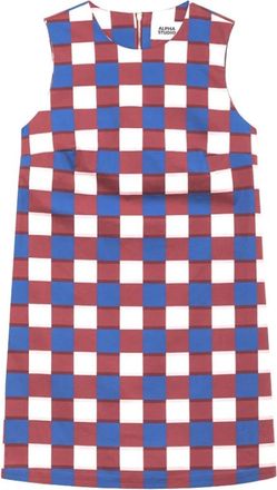 Alpha Studio Femme, Robes, Multicolore, Taille: 38 FR Robe Courte &agrave; Col Rond