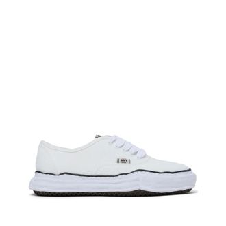 Miharayasuhiro Mihara Yasuhiro, Homme, Chaussures, Blanc, Taille: 43 EU Baker OG Sole Canvas Low-Top Baskets