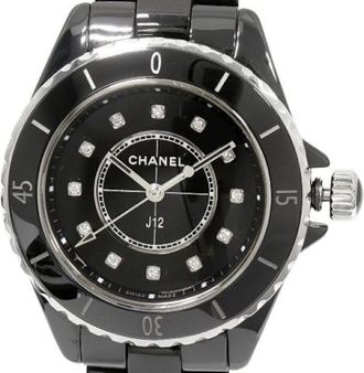 Chanel Pre-owned Tissu montres - Femme - Pre-owned - Noir - Taille: ONE Size