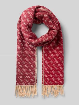 Guess Schal aus Viskose-Mix mit Logo-Detail