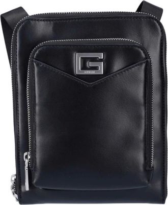 Guess Homme, Sacs, Noir, Taille: ONE Size Sac bandouli&egrave;re Siena