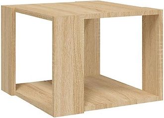 vidaXL Table Basse Table dAppoint Table de Canapé Bout de Canapé Meuble de Salle de Séjour Salon Chêne Sonoma 40x40x30 cm Bois dIngénierie