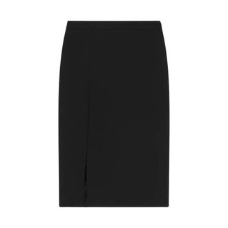 Dondup Schmale Stretchrock mit Frontschlitz - - Skirts - Damen - Schwarzk - M
