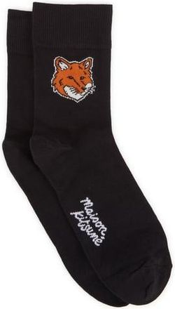 Maison Kitsun&eacute; Chaussettes en coton m&eacute;lang&eacute;