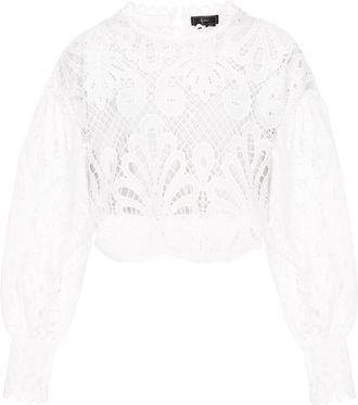 Faina Bluse Frauen Wei&szlig;