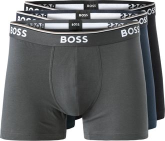 HUGO BOSS Herren Trunks blau Baumwolle & Mix unifarben