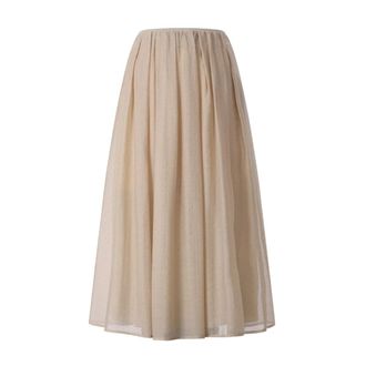 Luisa Cerano Midi R&ouml;cke - - Skirts - Damen - Beige - 2XL