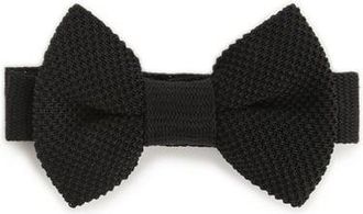 Au Printemps Paris Noeud papillon en maille de coton