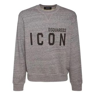 Dsquared2 Bequemer und stilvoller Sweater - - Sweatshirts & Hoodies - Herren - Grau - S
