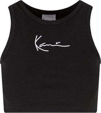 Karl Kani Haut c&ocirc;tel&eacute; KW-TP011-001-01 pour femme Small Signature Essential Racer, Noir, L