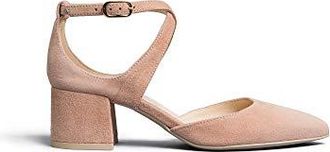 Nero Giardini E012023DE Escarpins Femme en Cuir Velours - Rose poudr&eacute; 38 EU