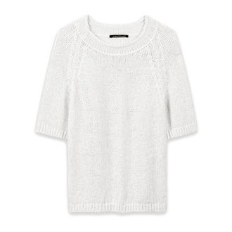Luisa Cerano Damen, Strickwaren, Wei&szlig;, XLGr&ouml;&szlig;e