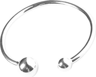 Generic MOCHAMIK Manschettenarmreif, Kettenarmb&auml;nder, massiver doppelter Manschettenarmreif, verstellbar, offenes Amulett-Armband, Schmuck, Kleidung (Farbe: S