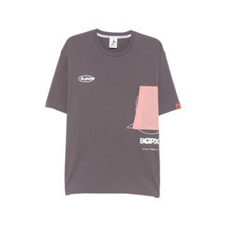 A Bathing Ape Logo-print Panelled T-shirt