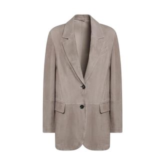 Brunello Cucinelli Damen, Jacken, Braun, SGr&ouml;&szlig;e