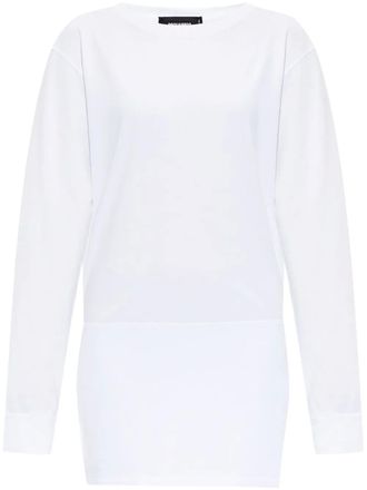 Dsquared2 robe-chemise imprimée - Blanc