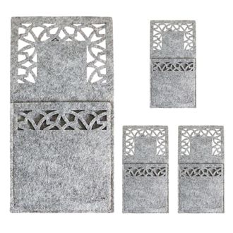 Generic Weihnachtsbesteckhalter Set, Weihnachtsmesser und Gabeltasche, Weihnachtsbestecktasche f&uuml;r rustikale Hochzeit Weihnachtsfeier Tischdekoration 20x10cm