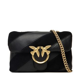 Pinko Handtasche PINKO Love Puff Mini Cl AI 25-26 PLTT 100039 A2JY Schwarz