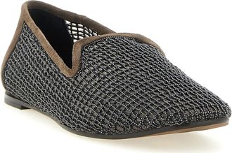Brunello Cucinelli Embroidery Mesh Loafer - Brown