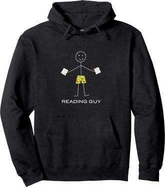 Whyitsme Design Lustiger Herren-Leser, Junge Leser Pullover Hoodie