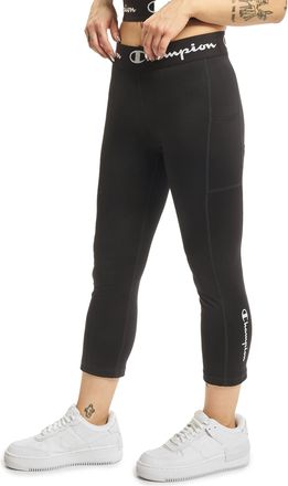 Champion Damen Leggings Capri schwarz XS