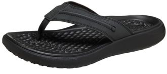 Crocs Damen Yukon Vista II LR Flip Flip, Black/Black, 43/44 EU