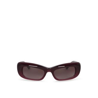 Balenciaga Diva Rect Sonnenbrille - - Accessories - Damen - Braun - ONE SIZE
