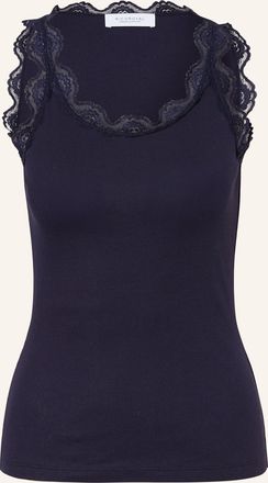 Rich & Royal Top Mit Spitze blau