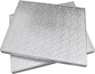 Generic Hitzeschutzplatte Aluminium, Feuerfester Herdplattenschutz, Thermoschutzplatte, Hitzeschildplatte f&uuml;r K&uuml;hlschrank Arbeitsplatte Herd und Mikrowelle(A,