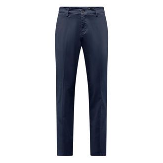 Bomboogie Homme, Pantalons, Bleu, Taille: W31 Chinos Slim Stretch Satin