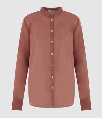 Forte_Forte Chemise Voileregular Poudre