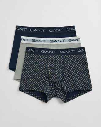 GANT Herren 3er-Pack Geometric Boxershorts mit Print (XXXL) MARINE
