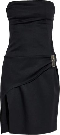 The Attico Femme, Robes, Noir, Taille: 36 FR Midi Dress