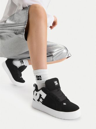 DC Sneakers DC Shoes EO-COURT GRAFFIK PLATFORM DC02422004 Schwarz