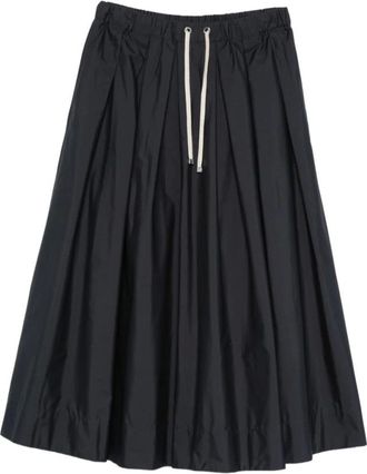 Max Mara Femme, Jupes, Bleu, Taille: 38 FR Gonna a pieghe Pineta